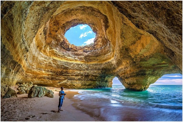 Benagil Sea Cave – Beach Inside A Cave – Algarve, Portugal - Awakening ...